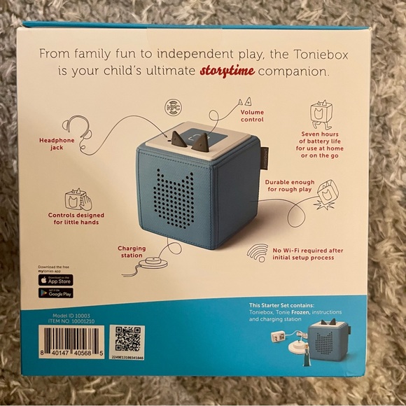 Toys | Tonies Disney Frozen Toonie Box Audio Player Starter Set Nwt ...